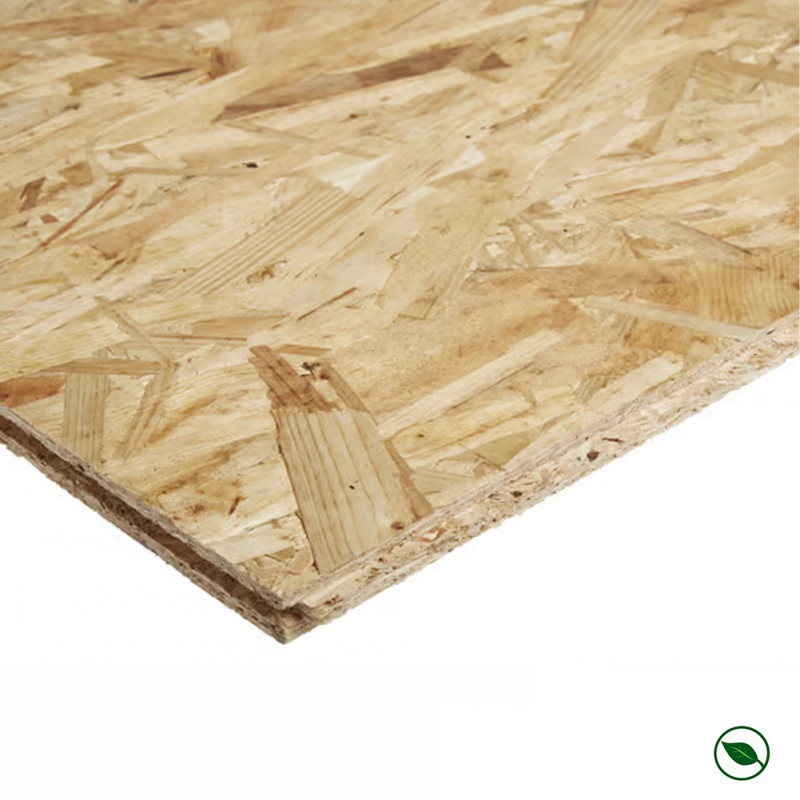 Palette de 60 dalles de plancher OSB 3 2500 x 675 x 15 mm