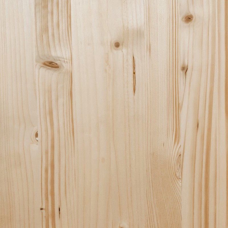 Plateau sapin massif lamellé collé abouté 1500 x 600 x 38 mm.